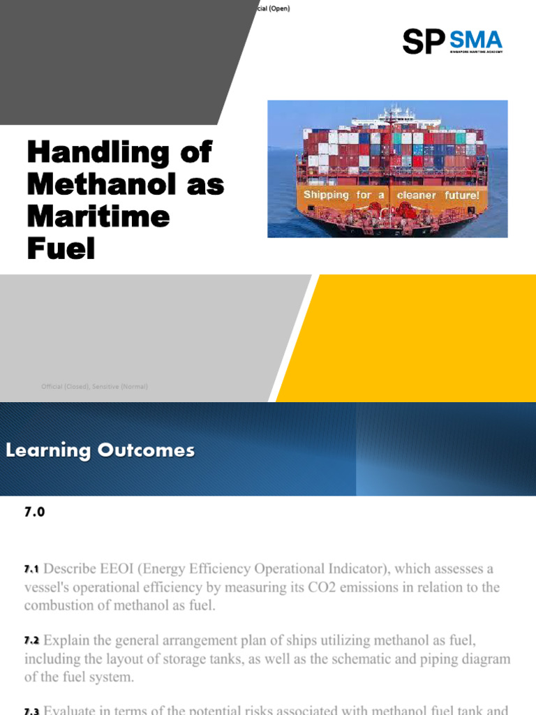 Methanol Fuel Handling in Maritime Operations | PDF | Ships | Methanol