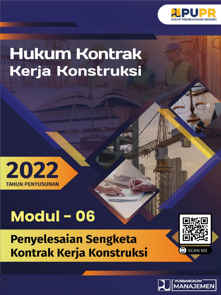 E727b Modul 06 - Penyelesaian Sengketa Kontrak Kerja Konstruksi | PDF