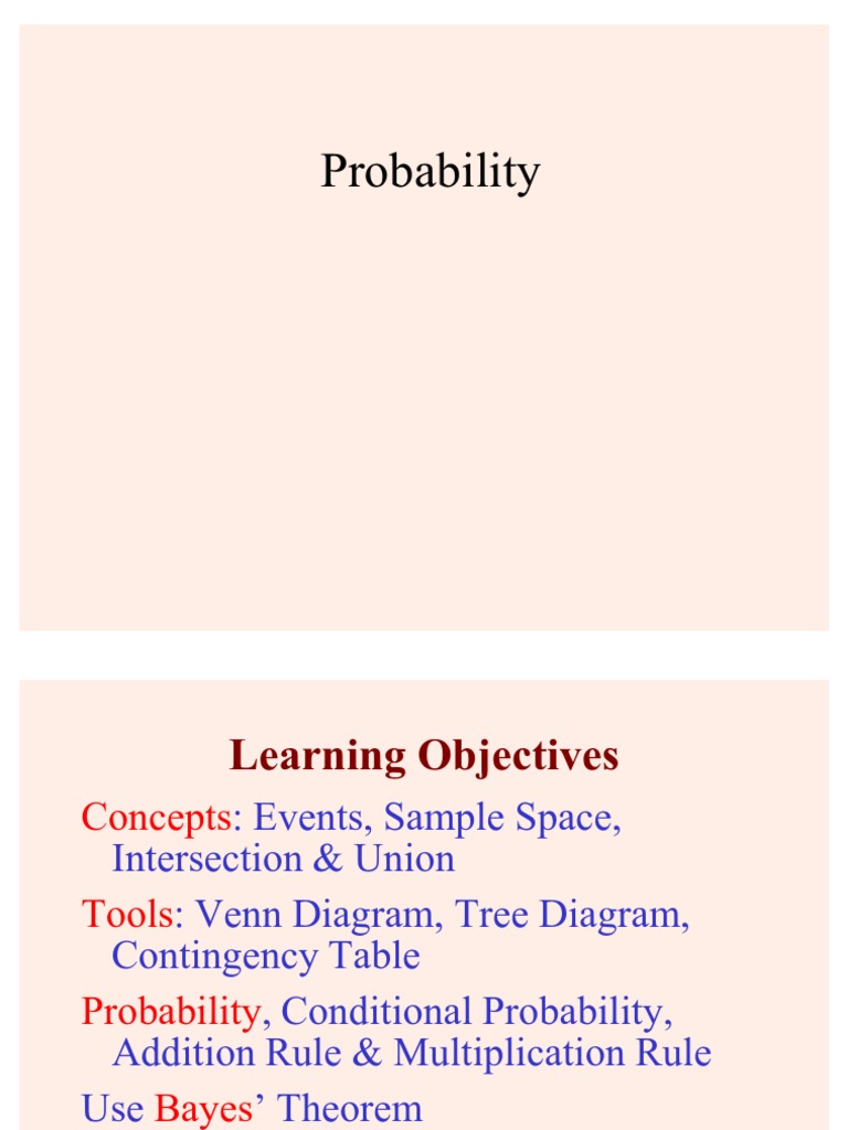 Basic Probability | PDF | Probability | Probability And Statistics