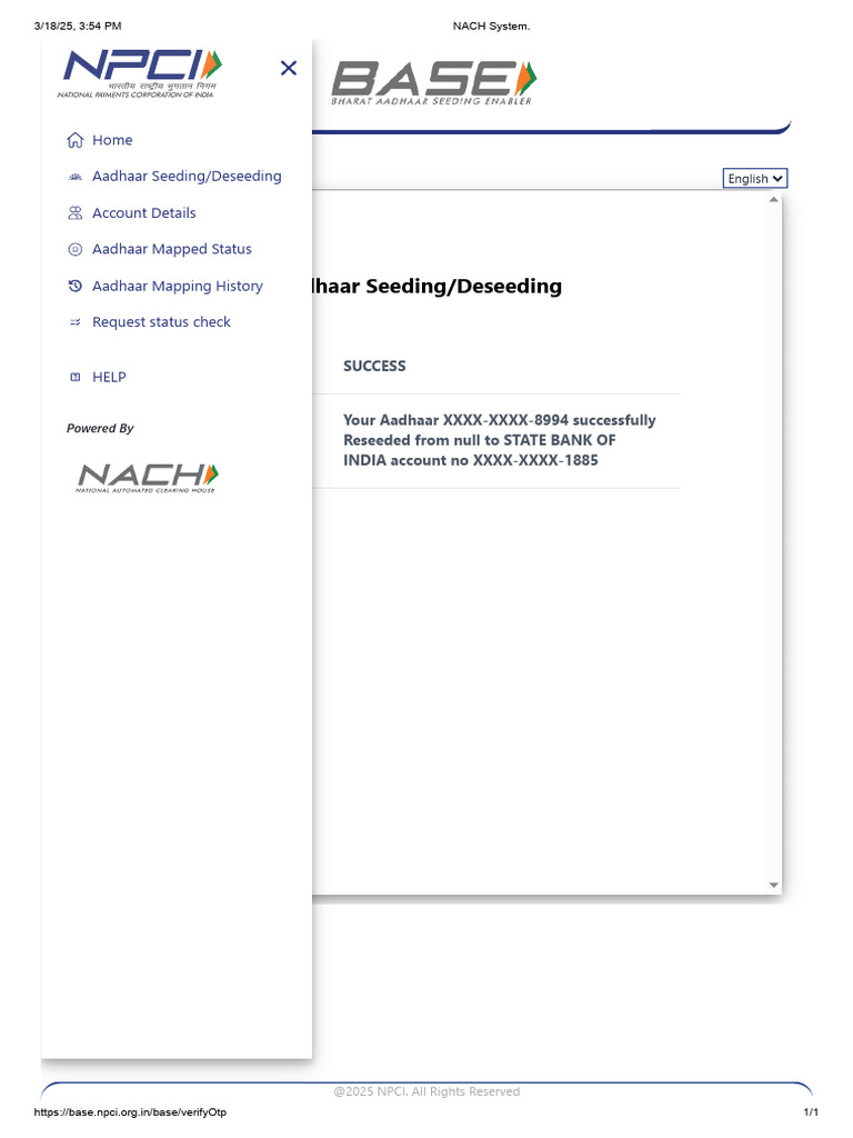 NACH System | PDF