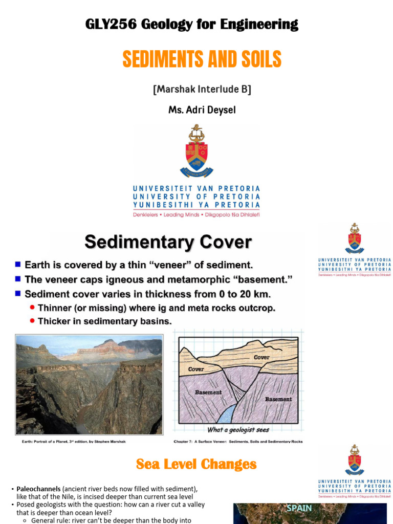 03.3.0 - Sedimentary (L25-L29) | PDF | Clastic Rock | Sedimentary Rock