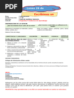 Sesion de Aprendizaje Escribimos Un Cuento | PDF | Aprendizaje | Lingüística