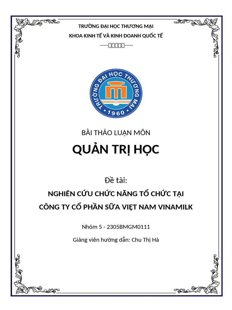 QTH Nhóm 5 - 2305BMGM0111 | PDF
