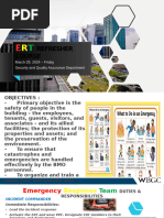 ERT Members Roles & Responsibilities | PDF | Firefighting | First Aid