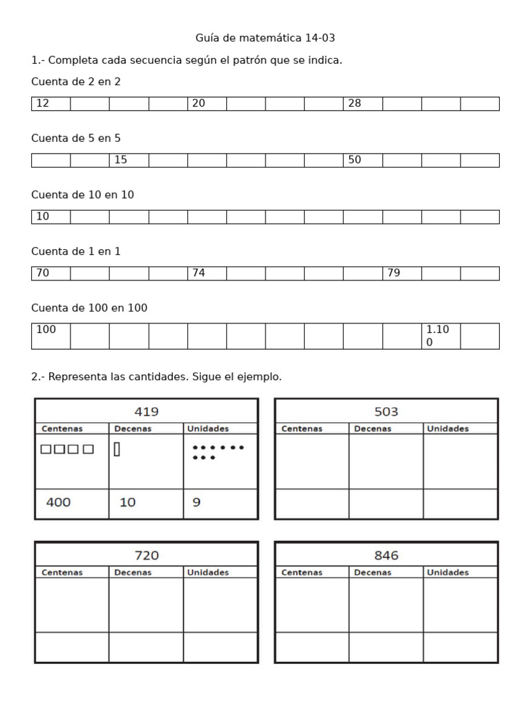 Guía de Matemática | PDF