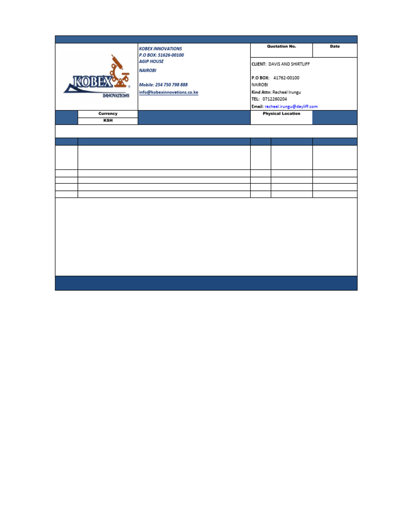 Bentonite Clay Powder Quotation | PDF | Business | Money