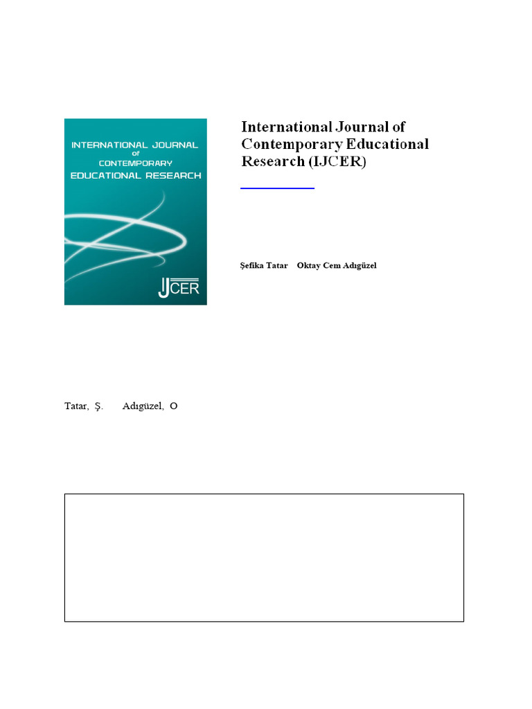 The Analysis of Primary and Secondary Education Curricula in Terms of ...