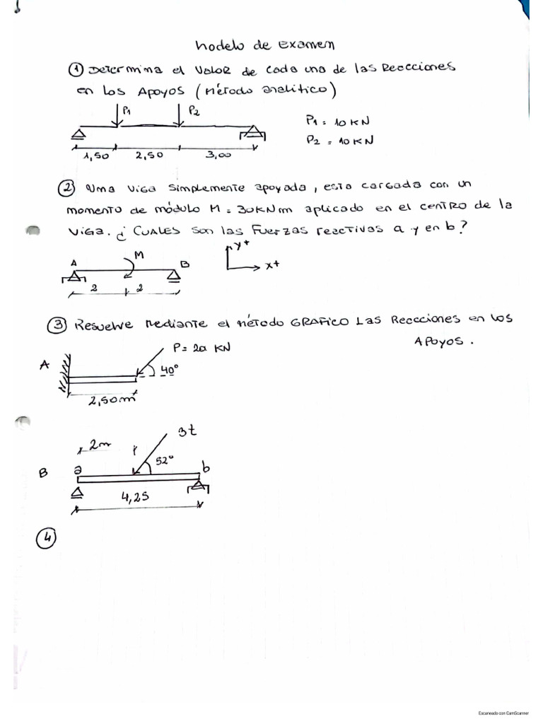 Modelo de Examen | PDF