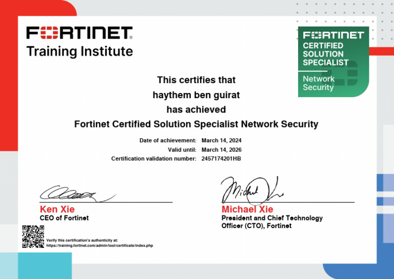 Fortinet Certified Solution Specialist Network Security | PDF