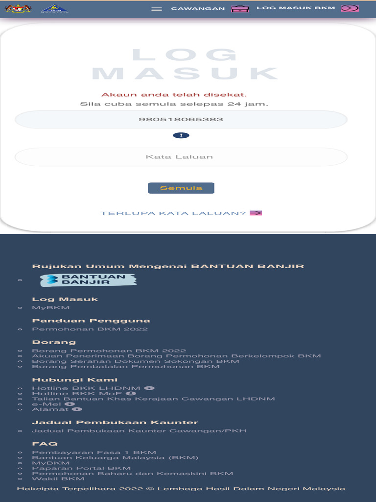 Log Masuk Pengguna | PDF