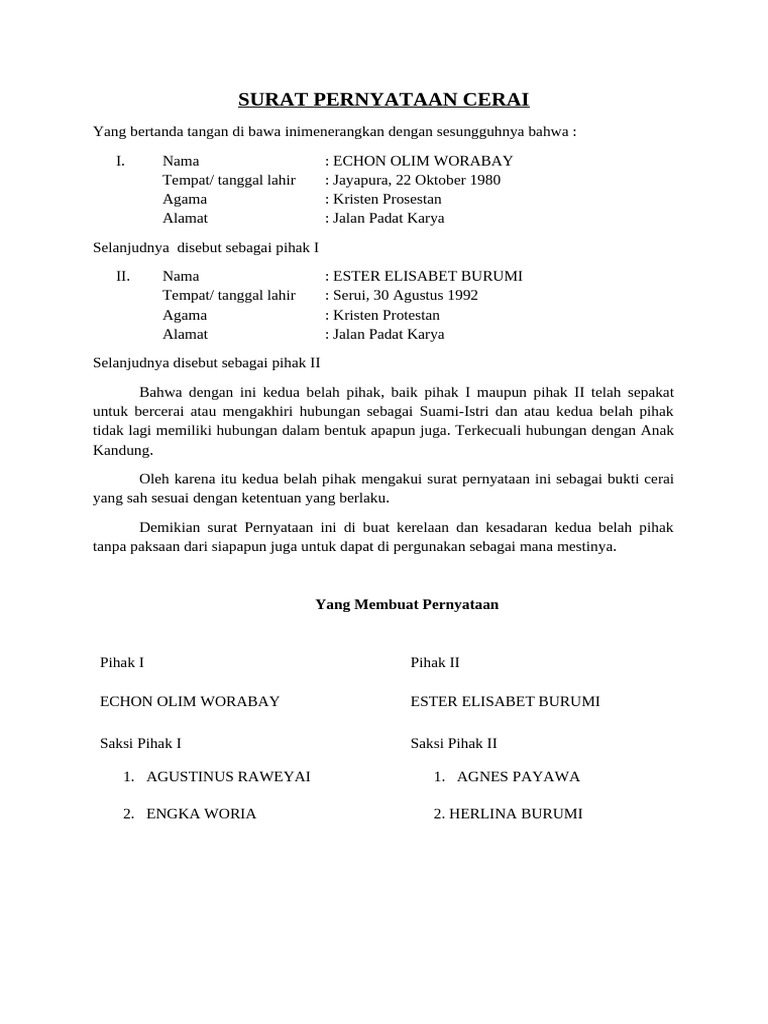 SURAT_PERNYATAAN_CERAI[1] | PDF