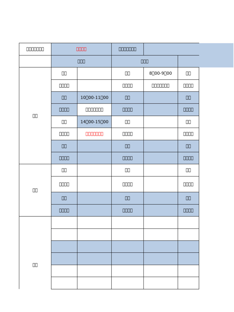 工作管理导出模板0729 | PDF