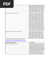 Windows XP SP3 Product Keys List | PDF | Windows Xp | Original ...