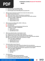 Class-4-Knowledge-Test-Alberta 2 | PDF | Brake | Headlamp