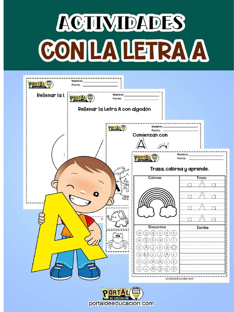Actividades Con La Letra A - 20221219095106 - Strong - Compression | PDF