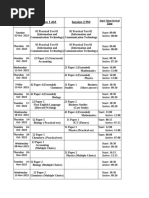 O Level 2022 Exam Schedule | PDF
