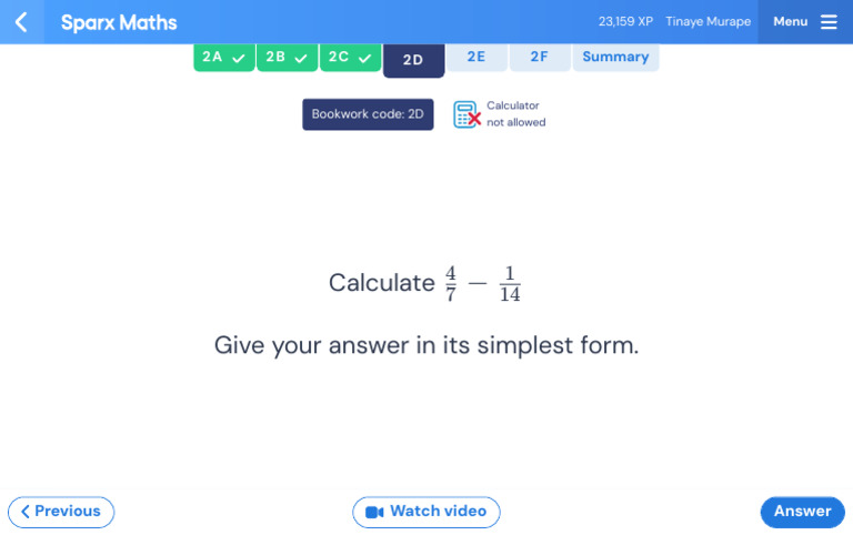 Sparx Maths Answers Overview | PDF