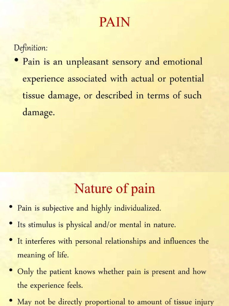 Pain | PDF