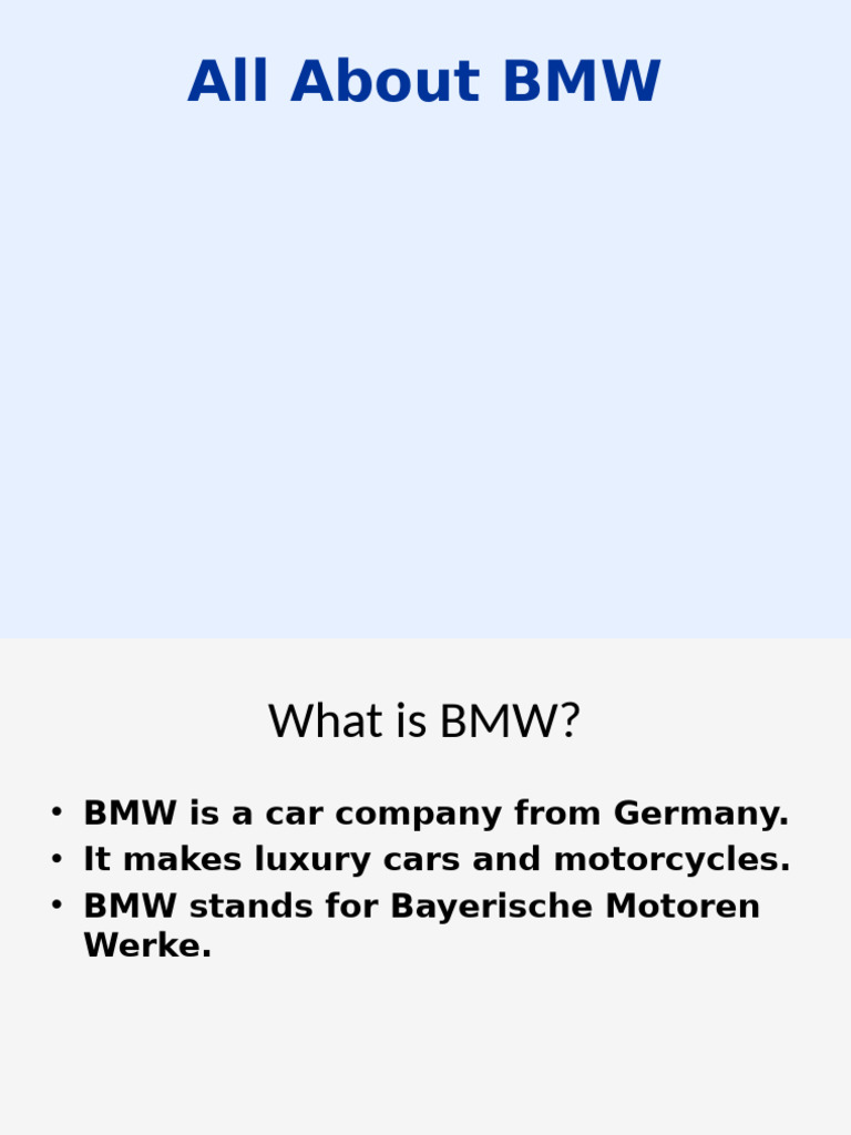 BMW Presentation Styled (3) | PDF