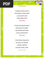 Adivinanzas de Casa con Respuestas | PDF