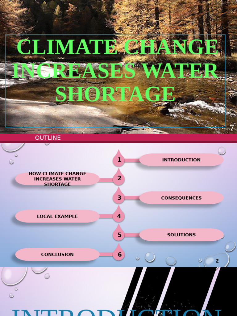 Climate Change and Water Shortages | PDF