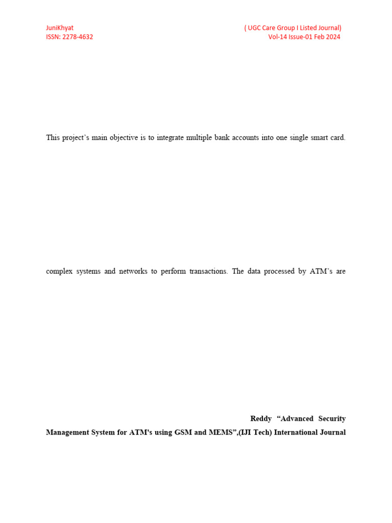 Single Atm Card For Multiple Bank Account | PDF | Automated Teller ...