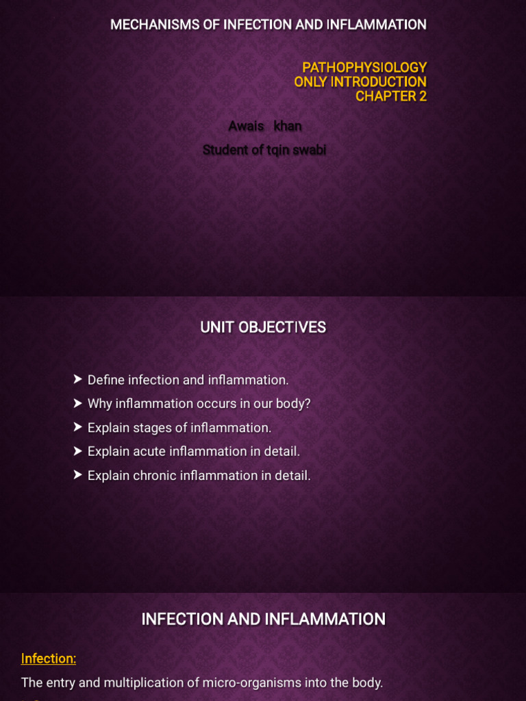 Mechanisms of Infection and Inflammation | PDF | Inflammation | Blood ...