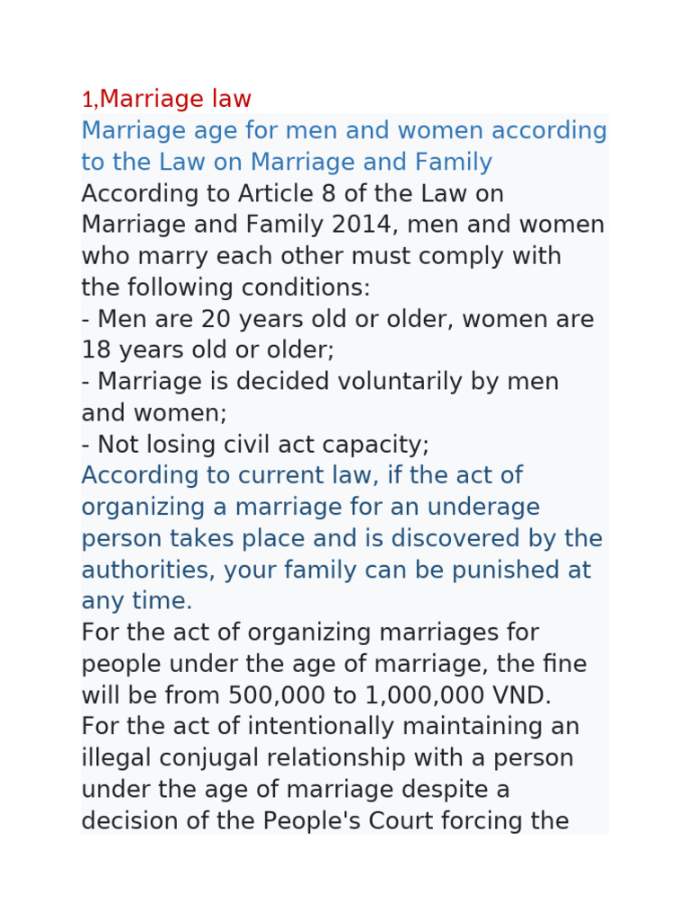 Marriage Age Laws and Impacts | PDF | Child Marriage | Marriage