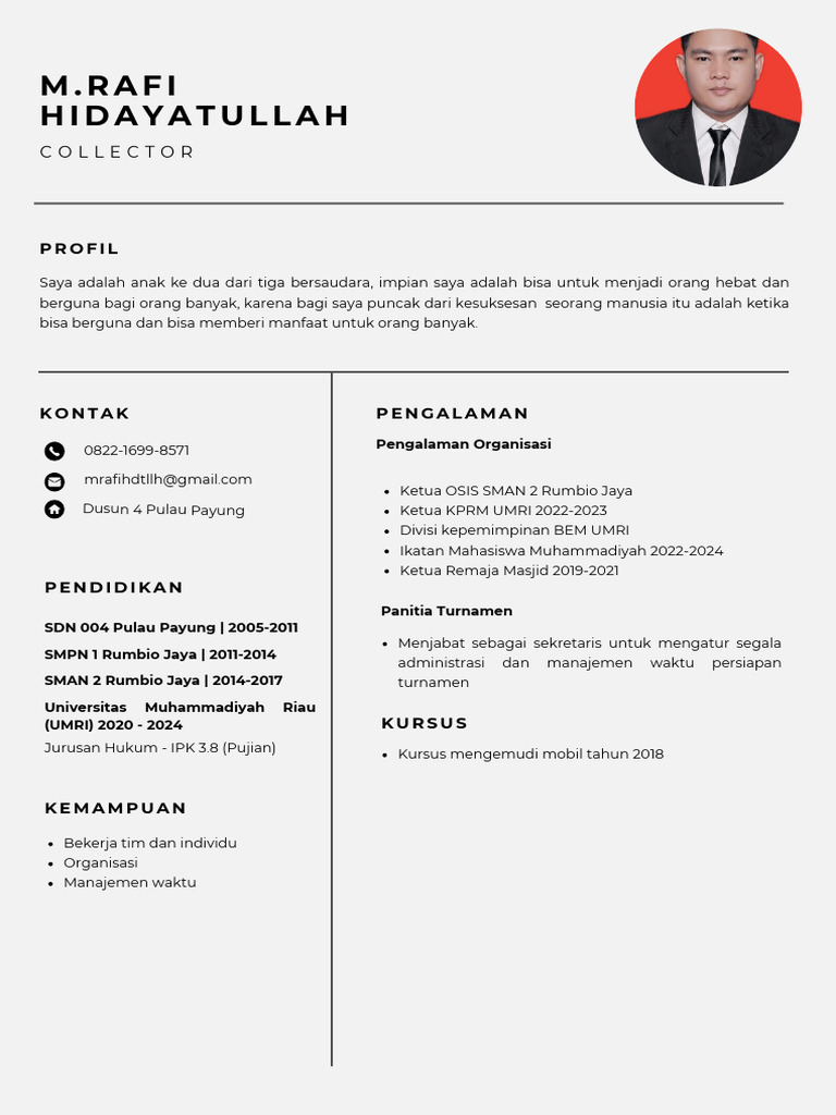 Putih Netral Minimalis Profesional CV Resume_20250427_235035_0000 | PDF