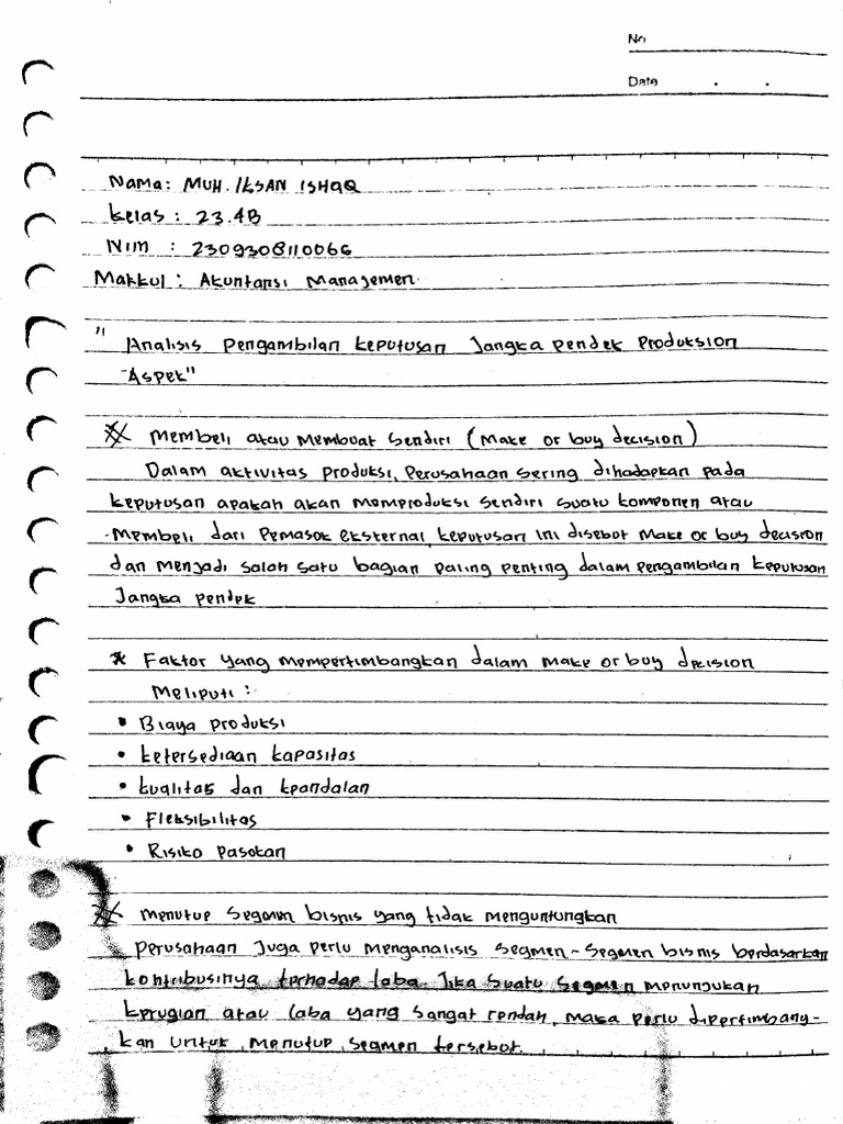 Resume (MUH. IKSAN ISHAQ) | PDF