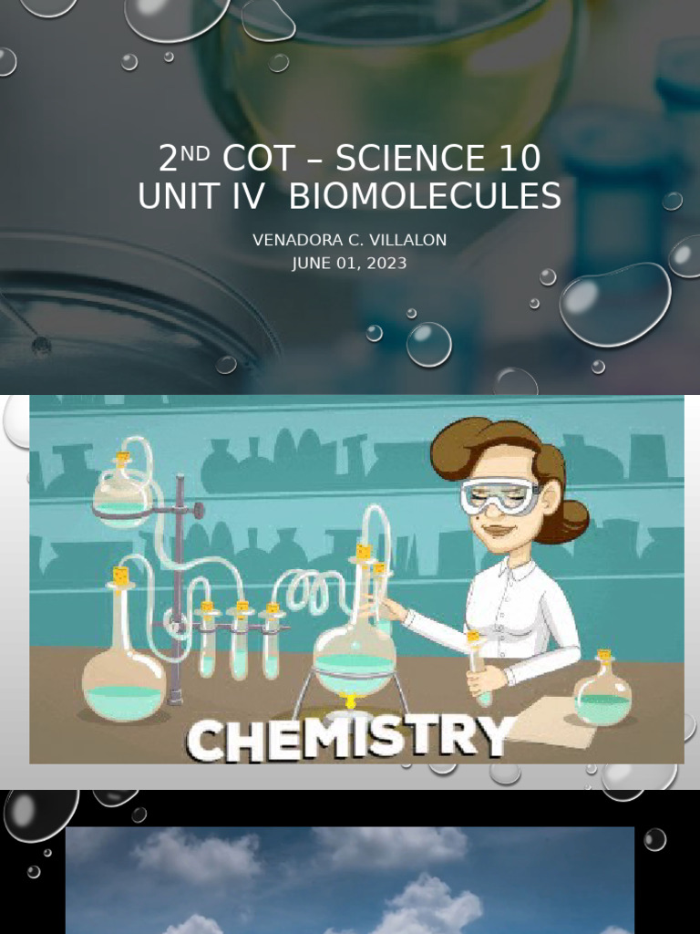 2nd Cot - Science 10 Chemistry 23 | PDF | Carbohydrates | Starch