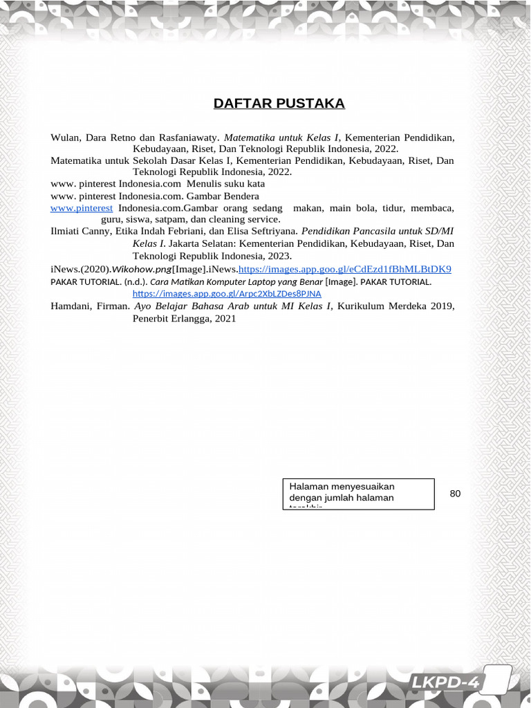 Daftar Pustaka FIX. | PDF