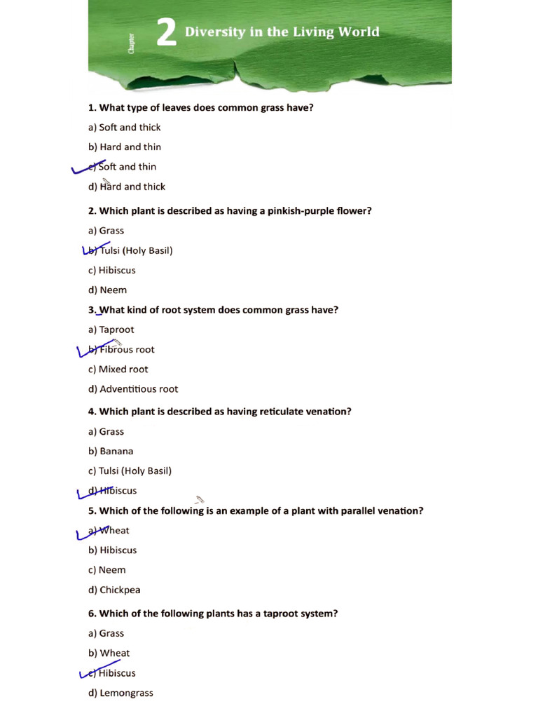 CH 2 Diversity in The Living World | PDF