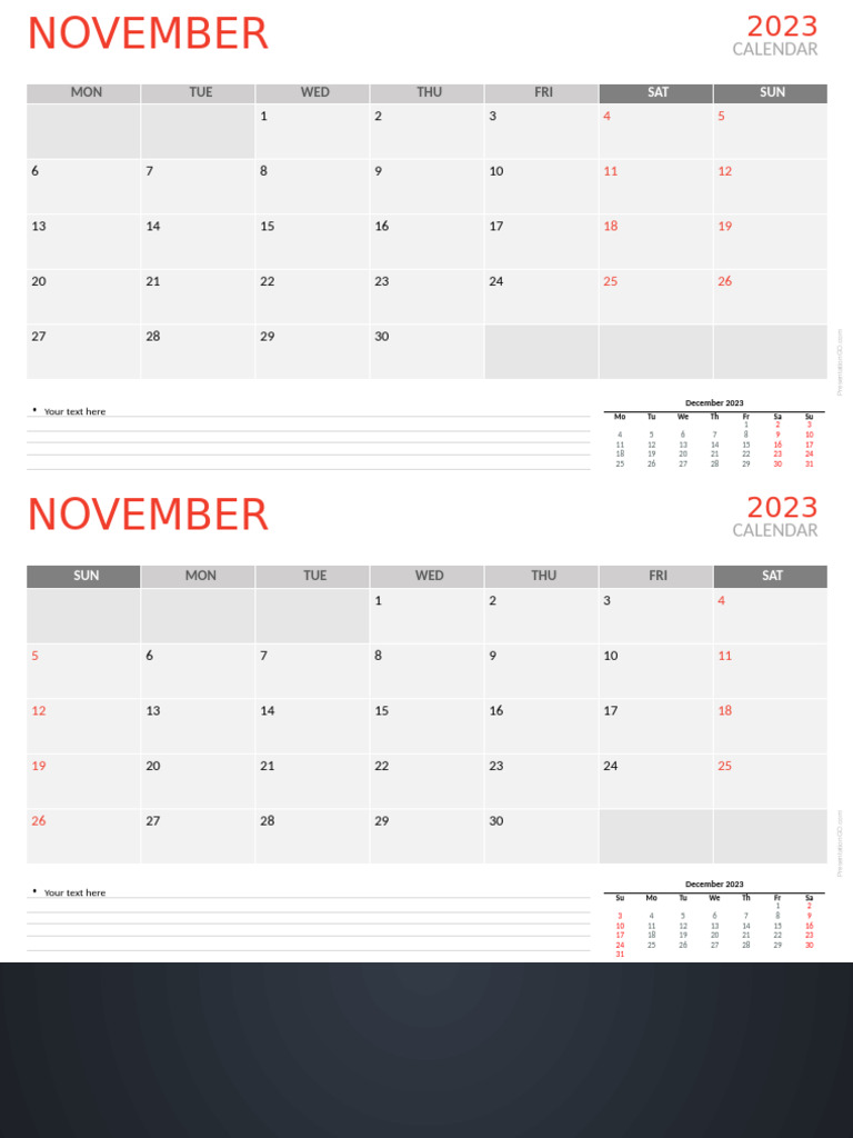 2 1411 Calendar 2023 November 16 - 9 | PDF