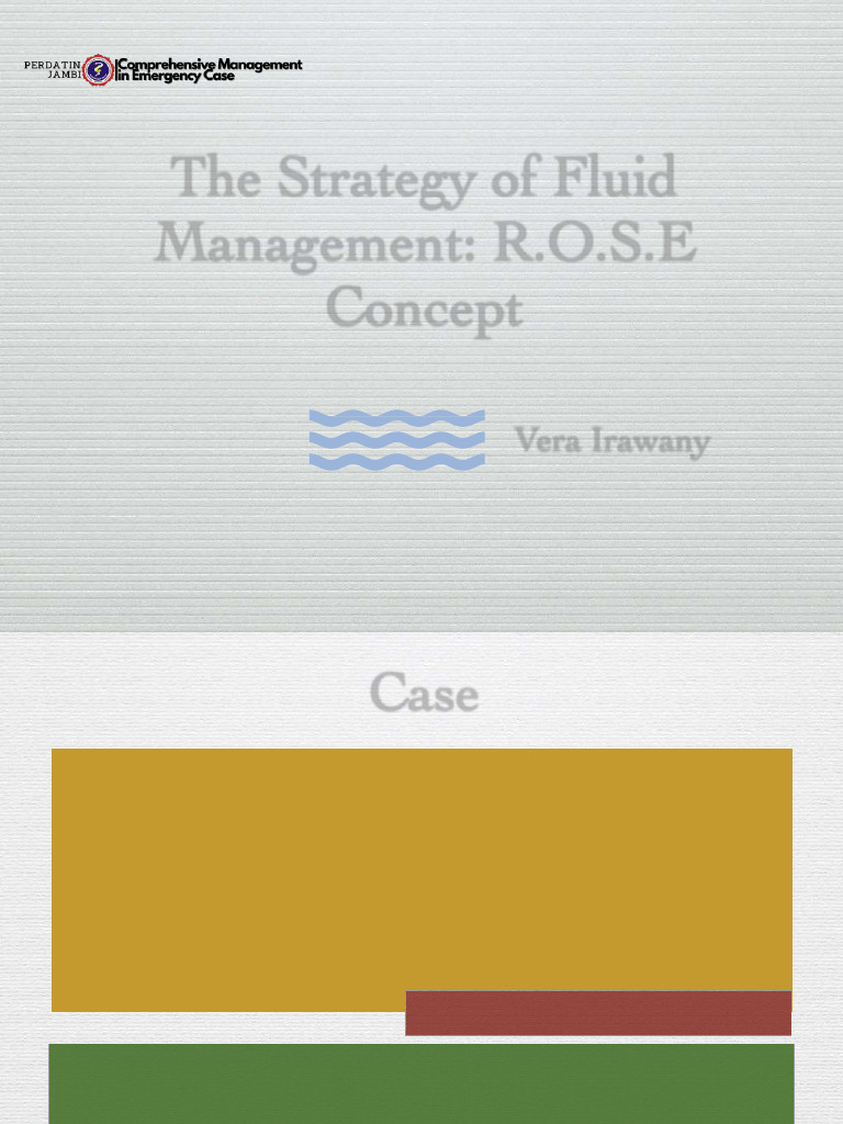 R.O.S.E. Protocol for Fluid Management | PDF | Shock (Circulatory) | Sepsis