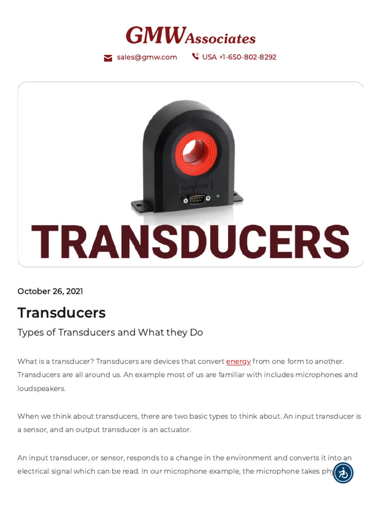 Transducers_ Types of Transducers and What they Do _ GMW Associates ...