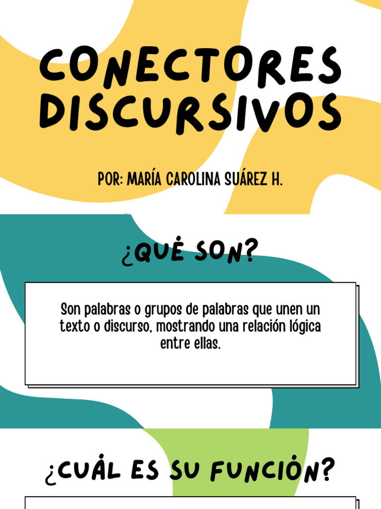 Conectores Discursivos | PDF