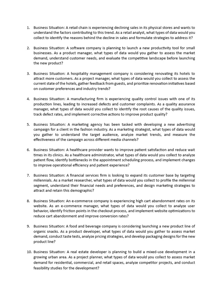 Business Situation Analysis | PDF | Marketing | Marketing Strategy