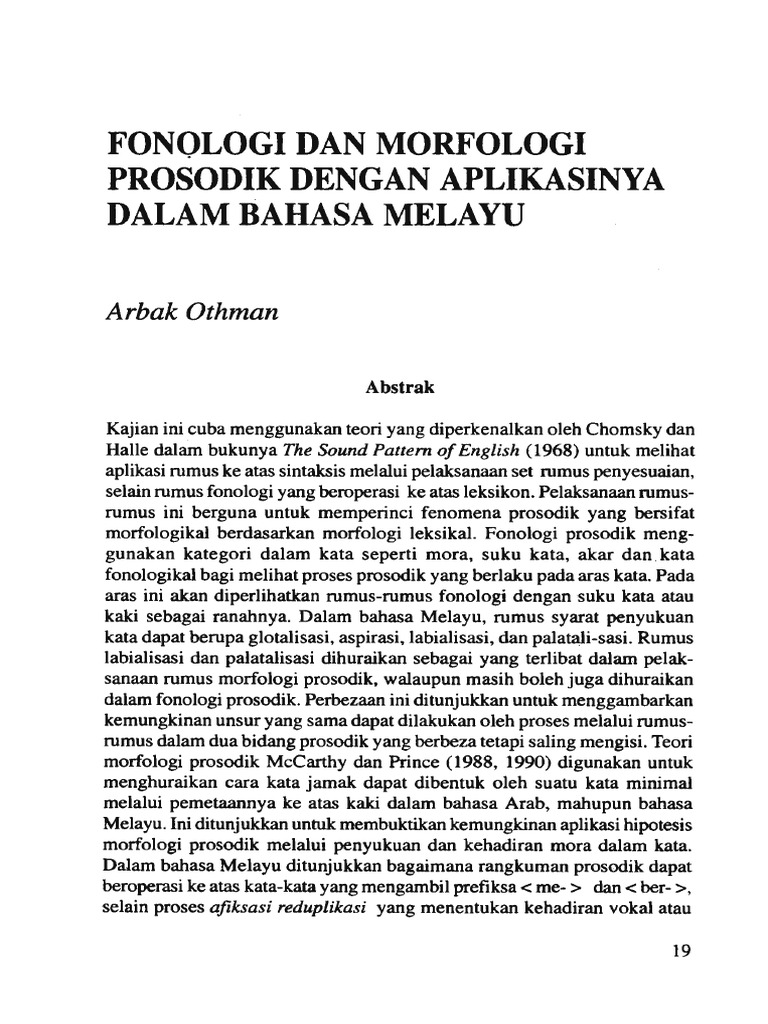 2_Fonologi_dan_Morfologi_Prosodik_dengan_Aplikasinya | PDF