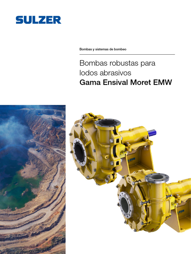 EMW ExtraHeavyDutySlurryPumps TypeEM E10464 | PDF | Rodamiento (Mecánico) | Ingeniería mecánica