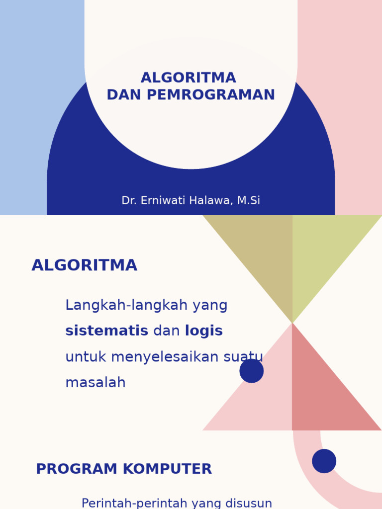 Pengantar Algoritma dan Pemrograman | PDF