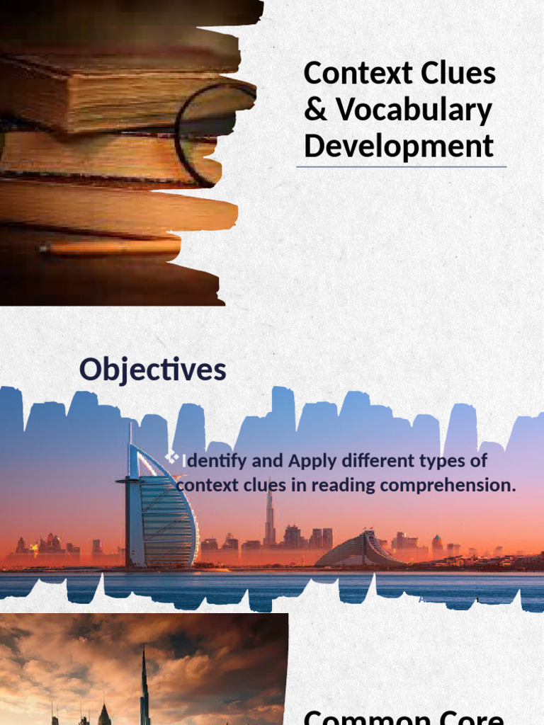 Context Clues for Reading Comprehension | PDF | Reading Comprehension