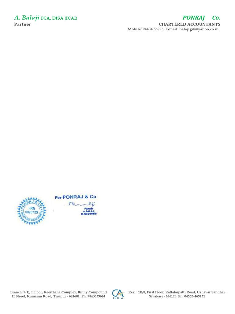 Experience Certificate RJPM | PDF