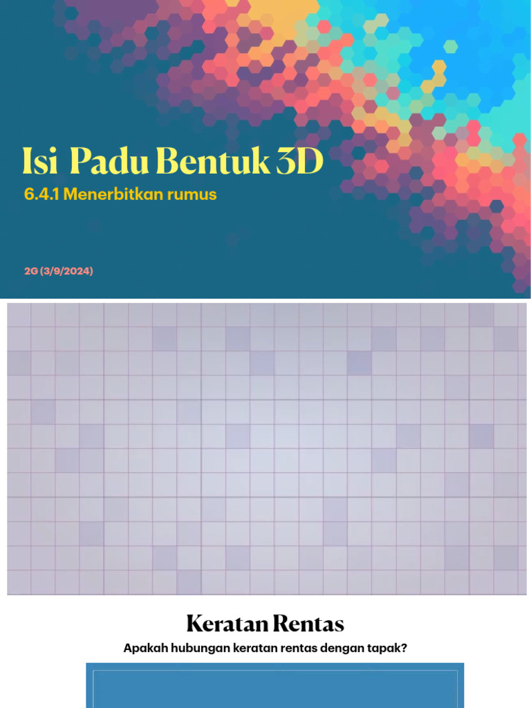Isi Padu 3D | PDF