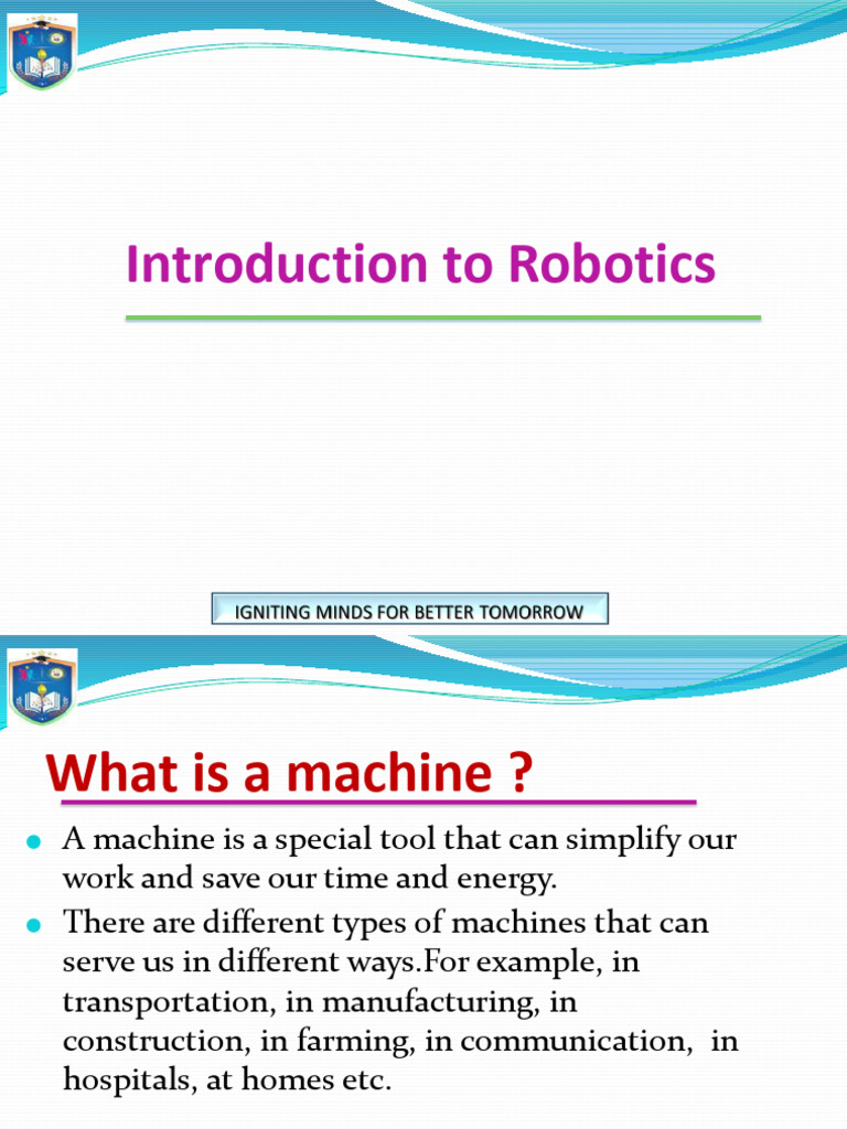 Grade3 - Introduction To Robotics - Reference | PDF