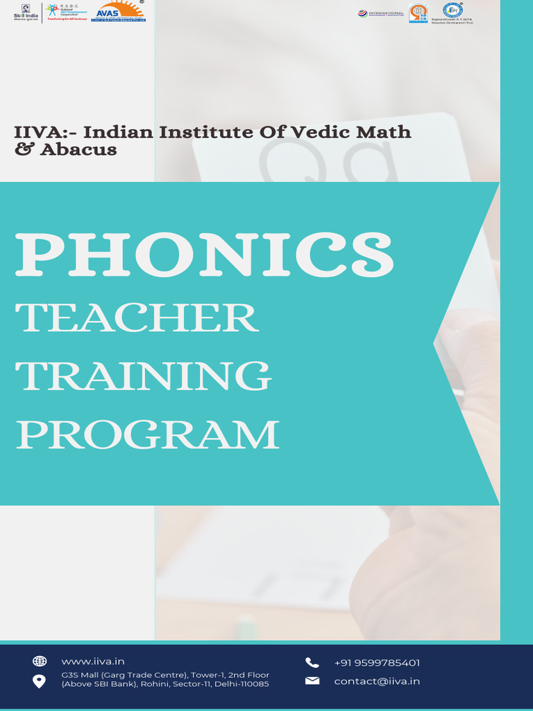 ORG Phonics Teacher's Training Program 2024-5 | PDF | Franchising | Learning