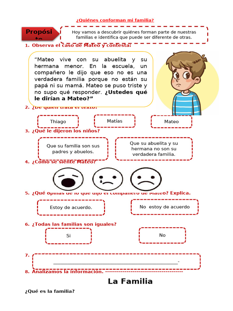 PS-FICHA-TIPOS DE FAMILIA | PDF