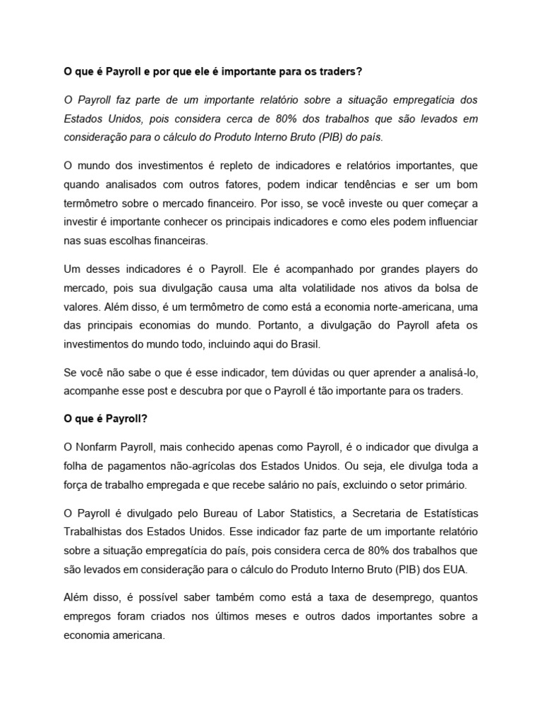 Payroll | PDF | Economia | Os Estados Unidos