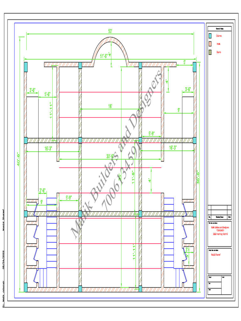 Masjid D-Size Layout (1) | PDF