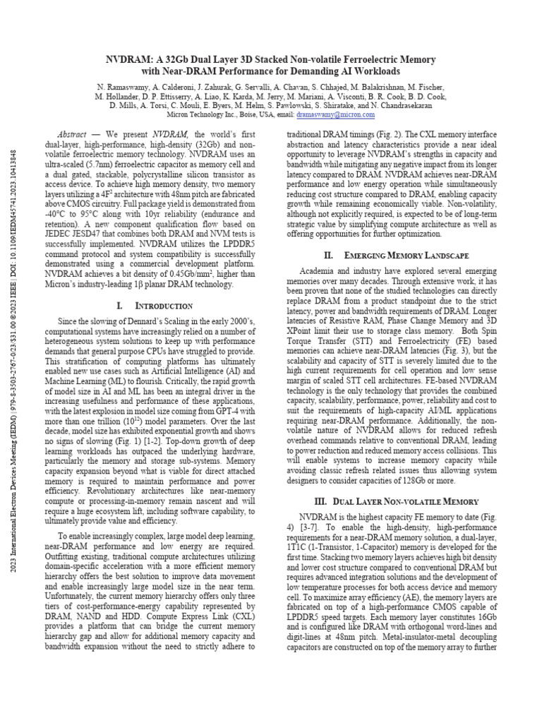 NVDRAM_A_32Gb_Dual_Layer_3D_Stacked_Non-volatile_Ferroelectric_Memory_with_Near-DRAM_Performance ...